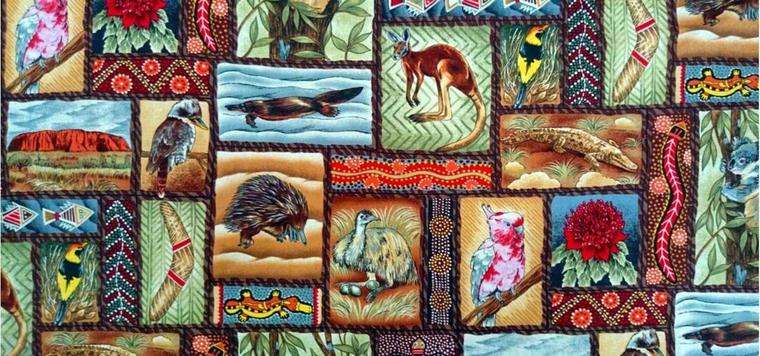 Awesome Australia - Fat Quarter – Aboriginal Fabric Gallery