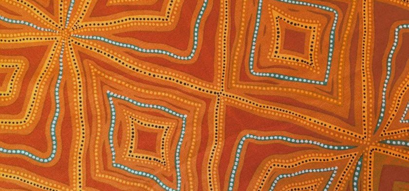 Earth Diamonds - Fat Quarter – Aboriginal Fabric Gallery