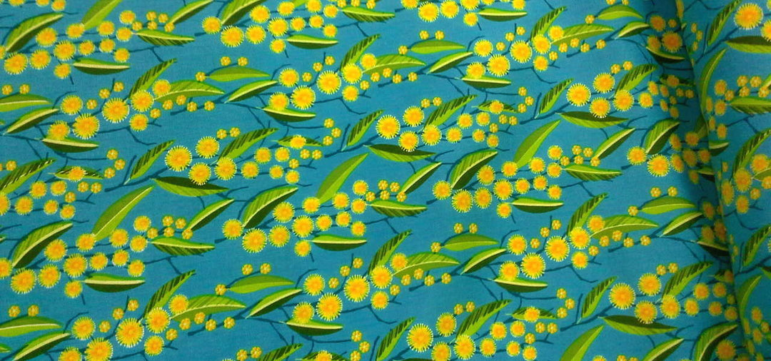 Golden Grove - Golden Wattle – Aboriginal Fabric Gallery