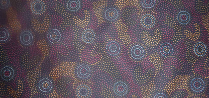 Gooloo Spot Rust – Aboriginal Fabric Gallery