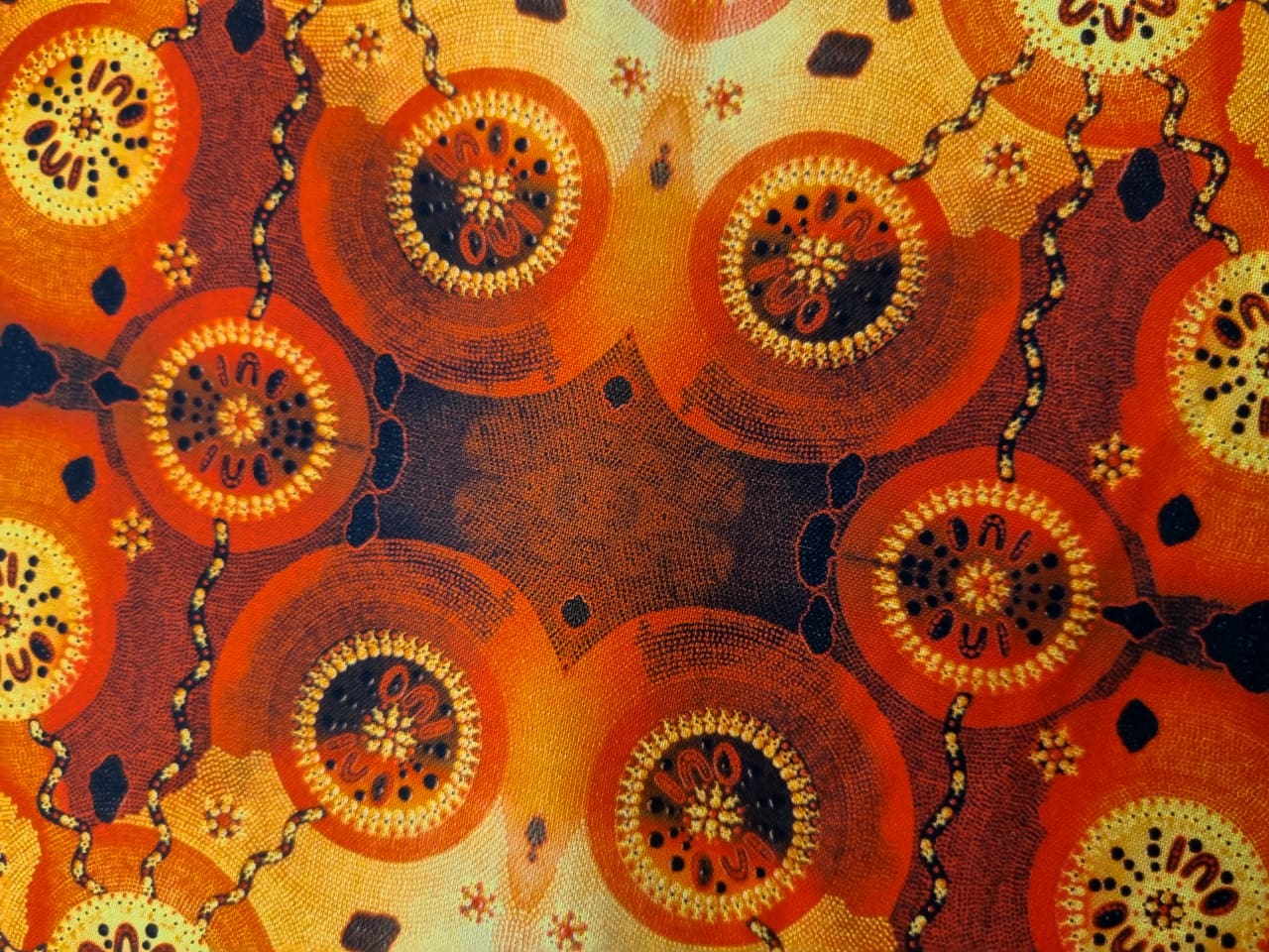 Spirit of the Bush 2 Honey Ant - Fat Quarter – Aboriginal Fabric Gallery