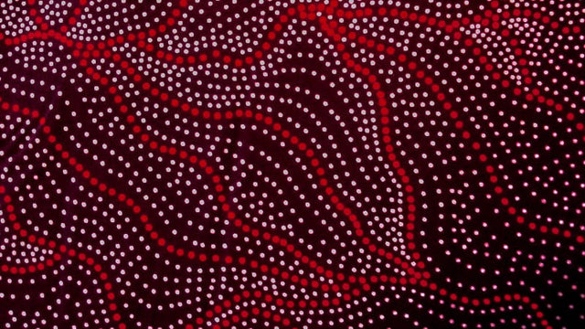 Land of Utopia Red - Fat Quarter – Aboriginal Fabric Gallery